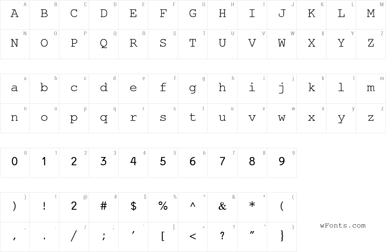 Miriam Fixed Font