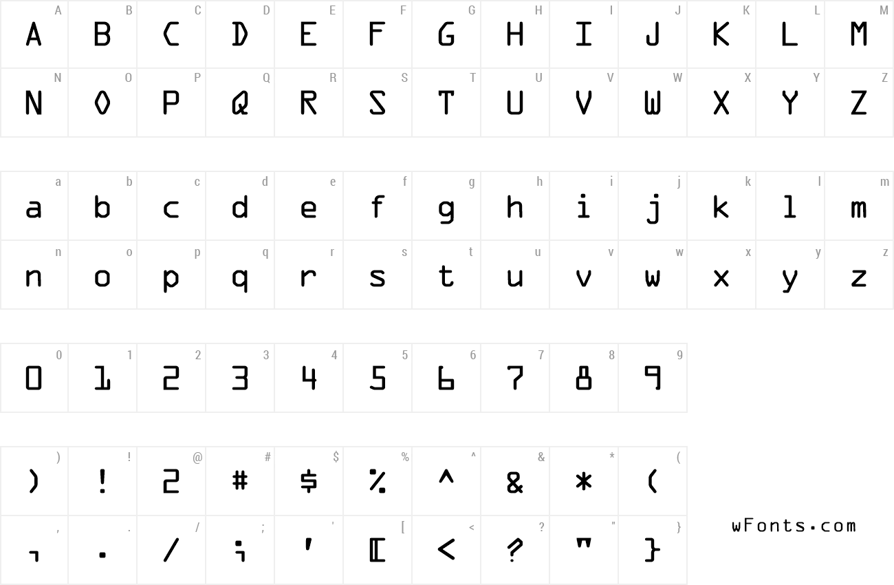 OCRAM Font