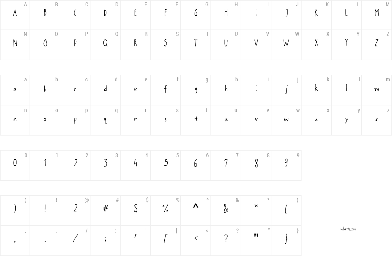 Janice Hand Font