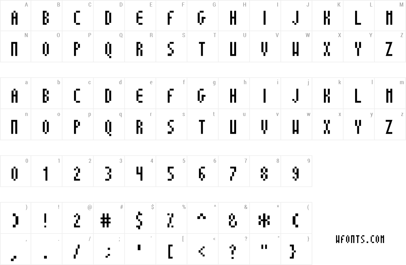 Super Fine P Font