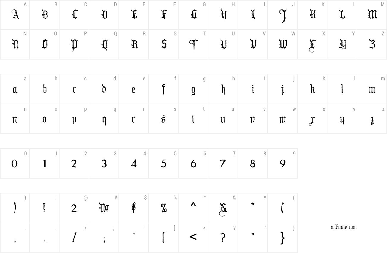 WW2 BlackltrAlt Font