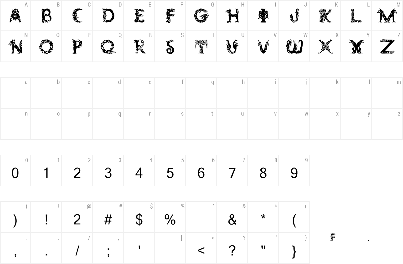 Zoomorphica Font