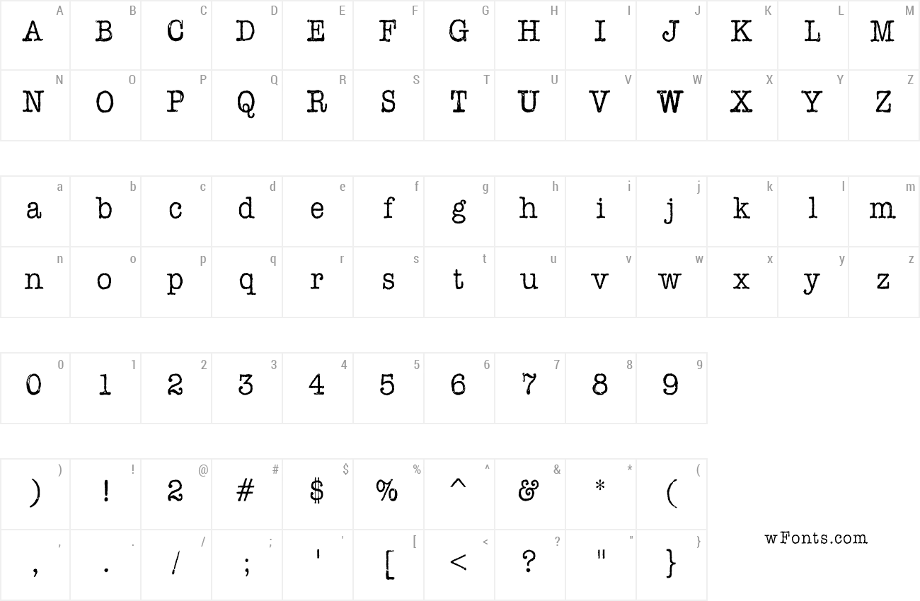 AFL Font nonmetric Font