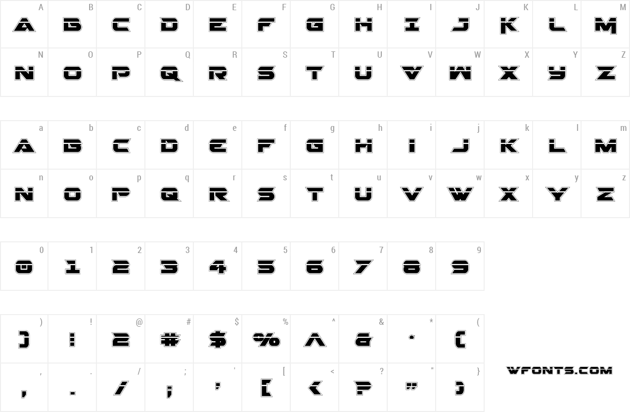 Gemina 2 Academy Laser Font