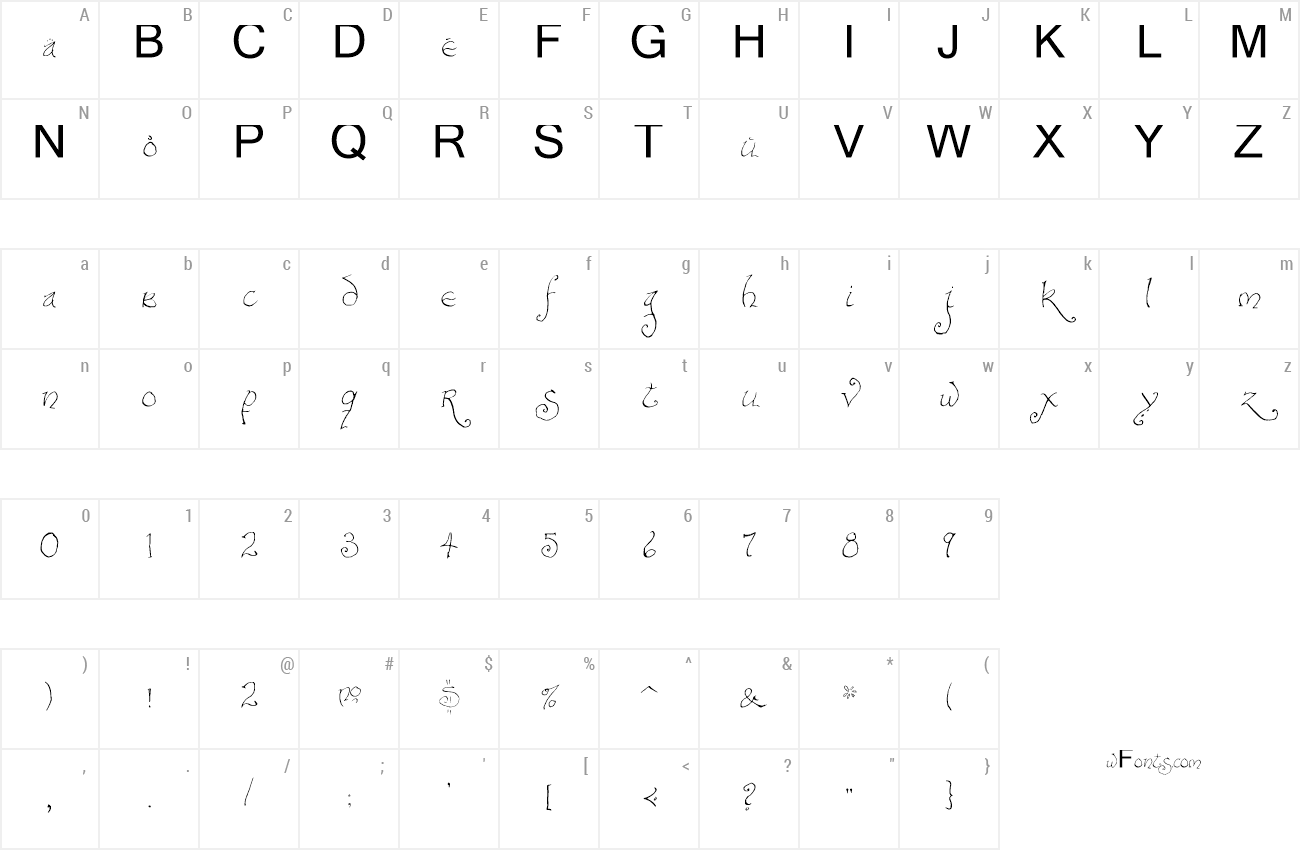 Bilbo-hand-fine Font