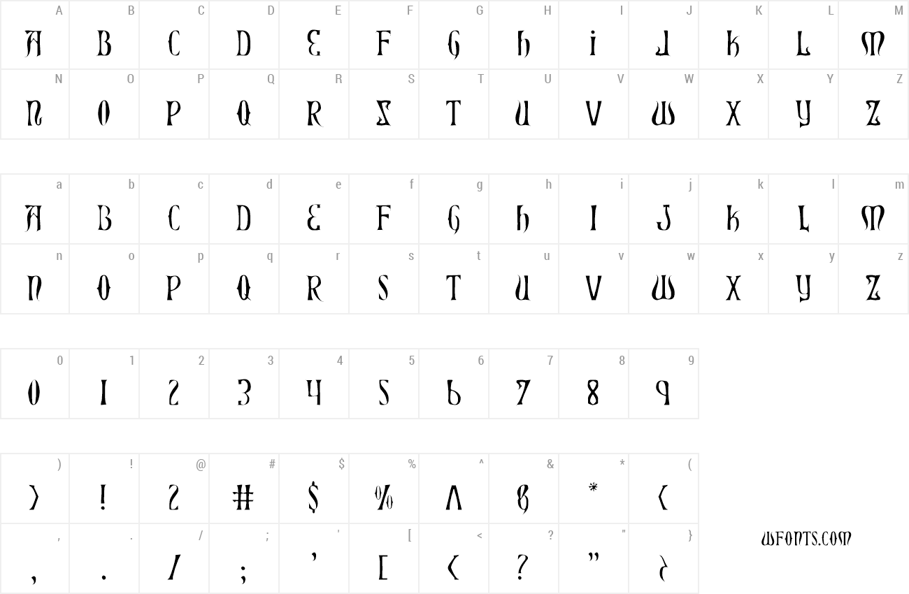 Xiphos Light Font