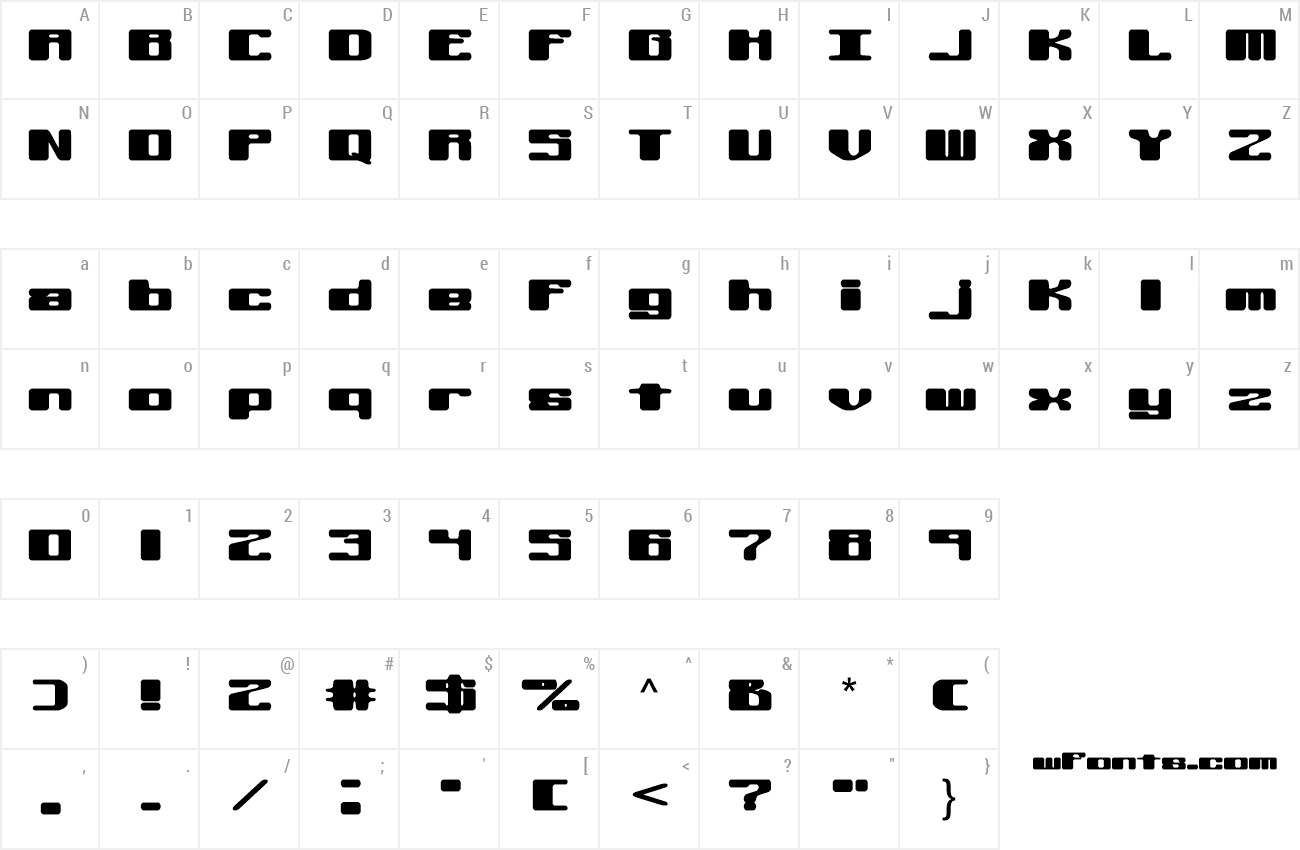 Off Kilter L (BRK) Font