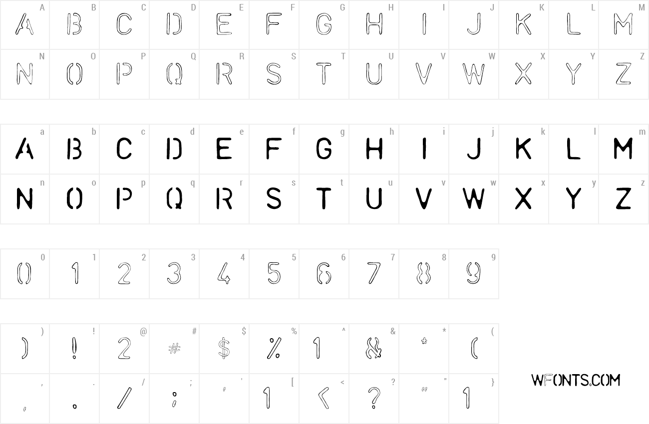 Alphabet Ruller Font