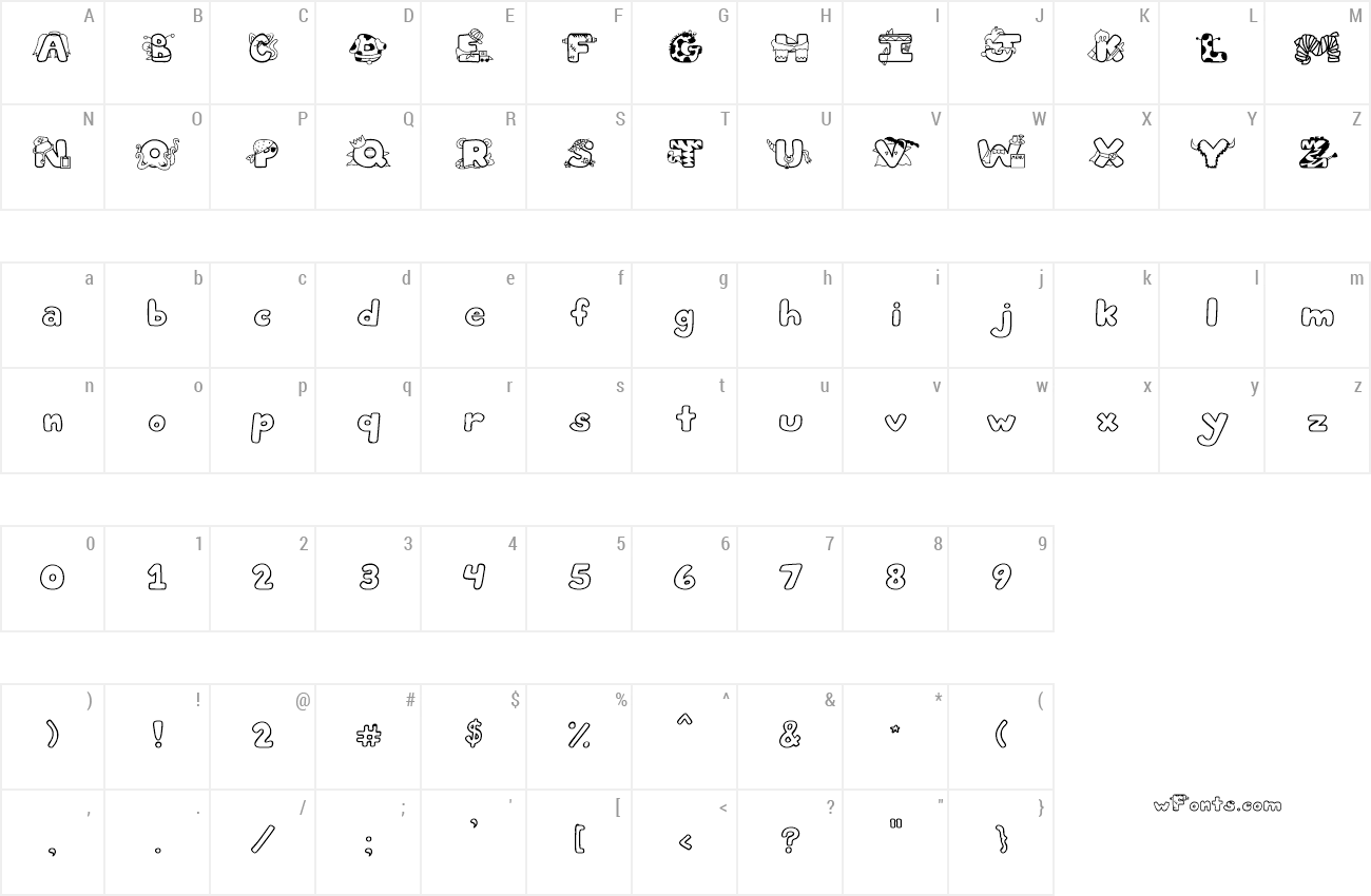 LD Costumes Font