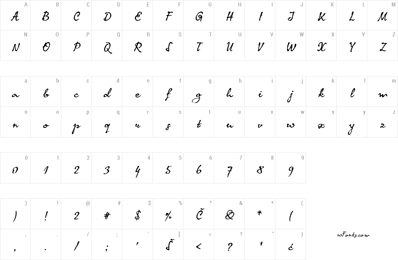 Koma Latin Font
