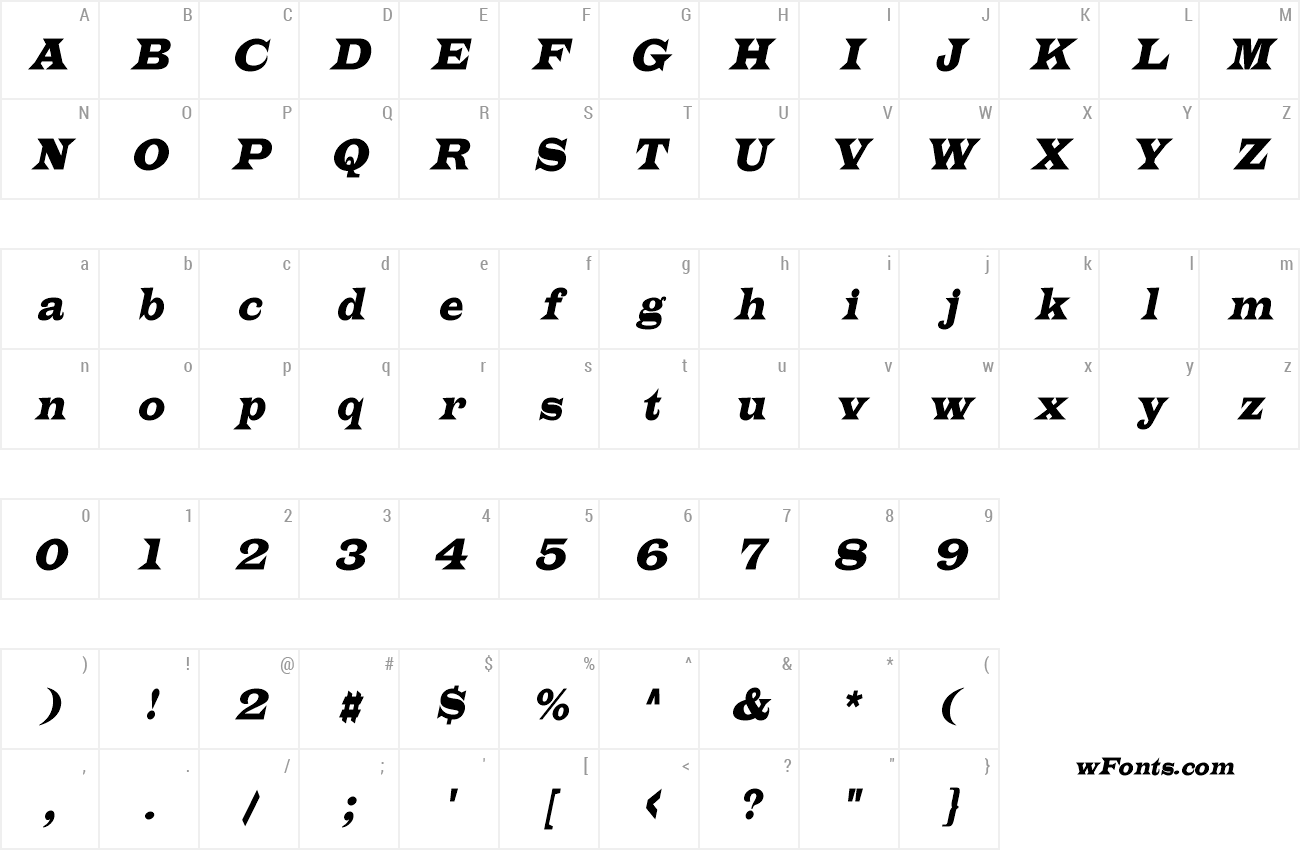 Latin Font