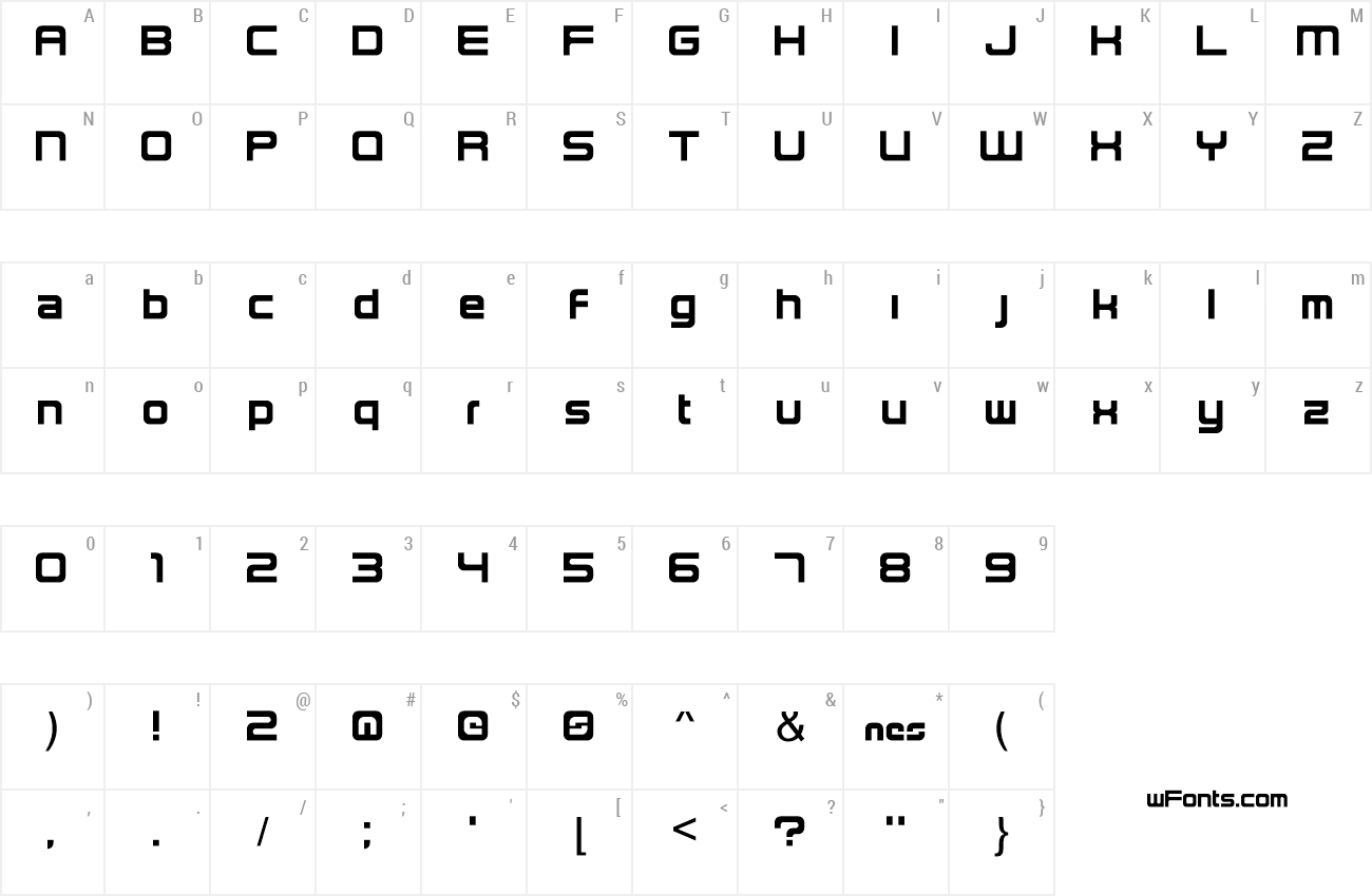 NES Lowercase Font