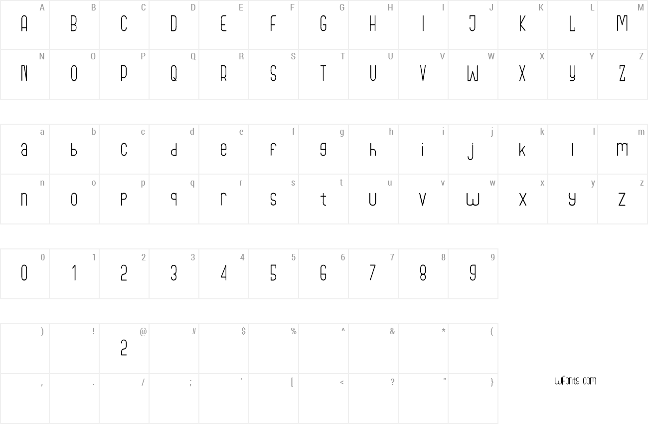 Round Light Font