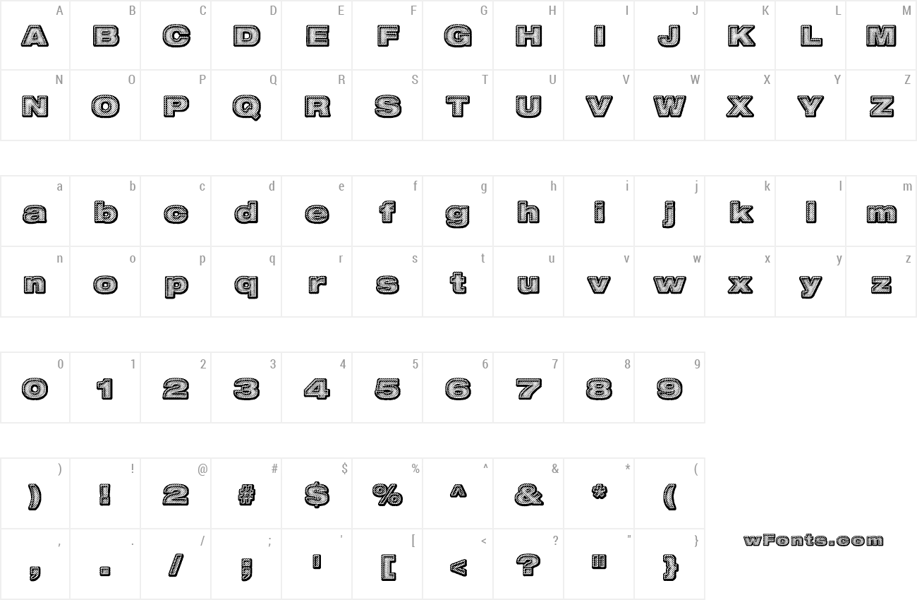 HopScotch 'Denim' Font