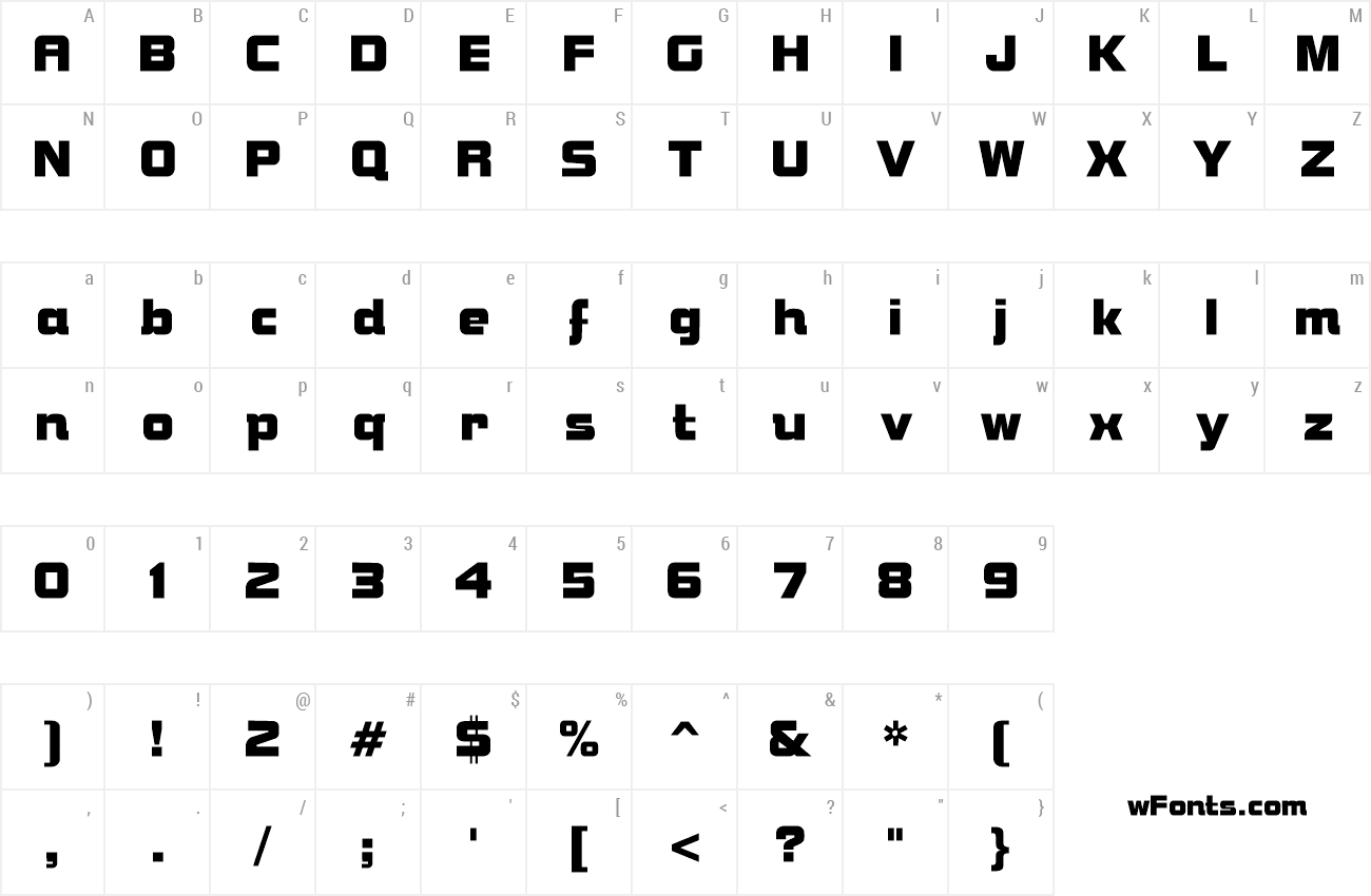 PT Square Peg Font