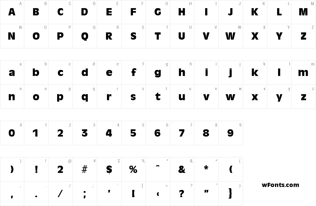 Ravenna-Serial-Heavy Font