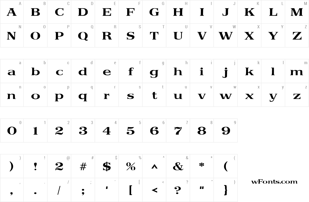 Primus Wide SF Font