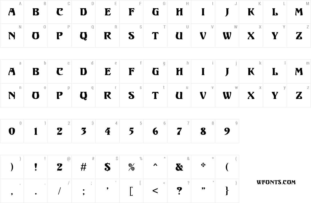 Ortem MN Font