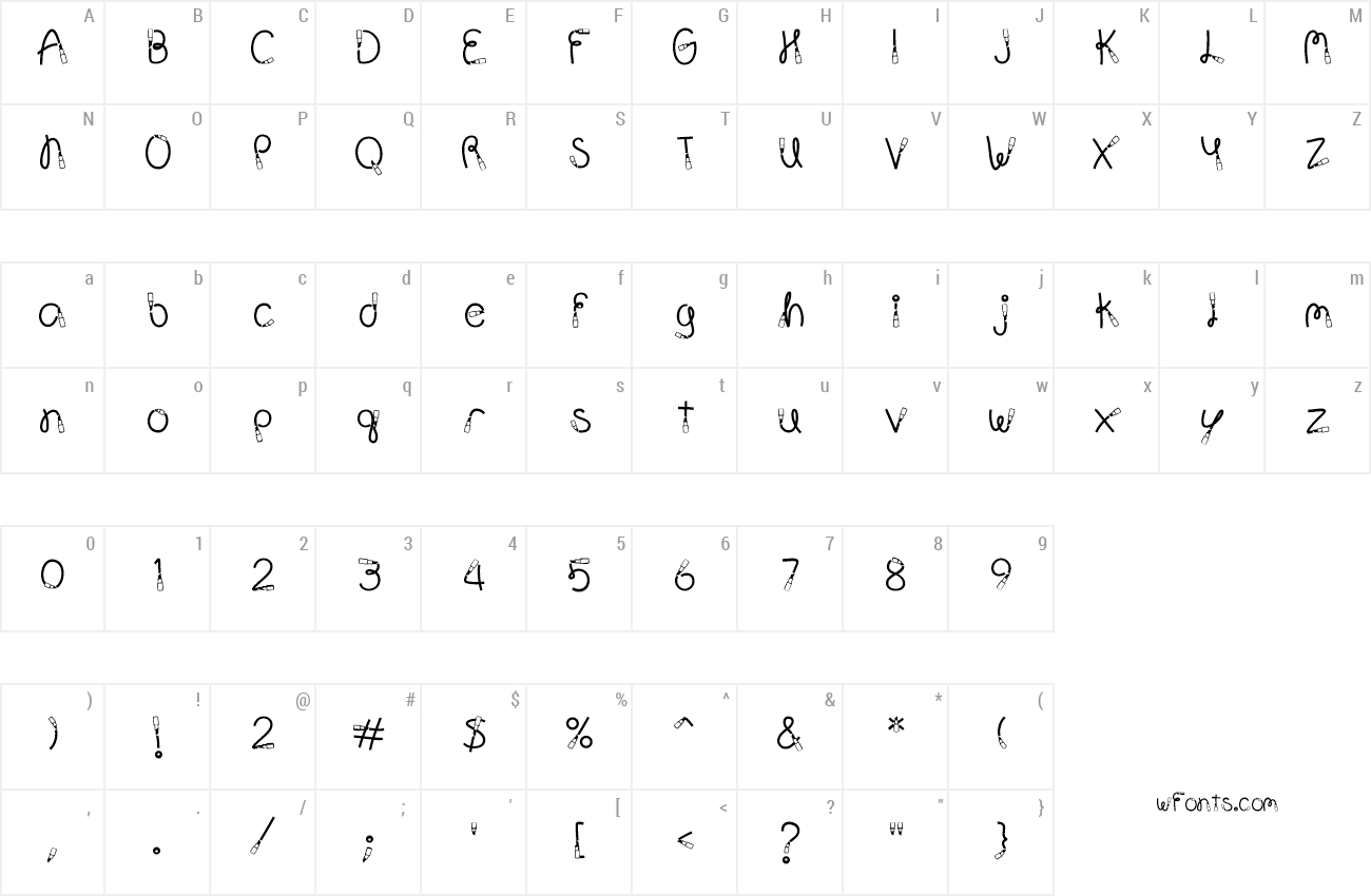 LD Lipstick Font