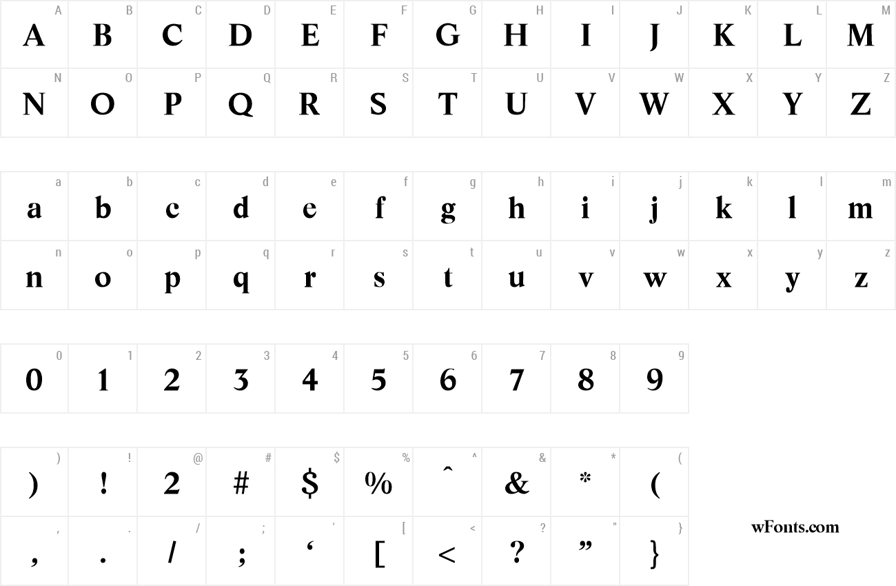 Ligature Font
