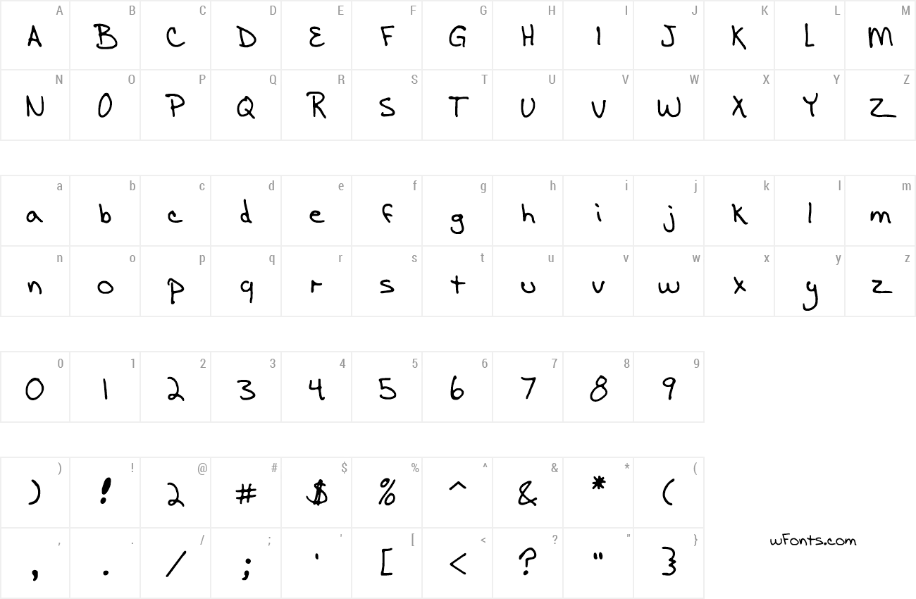 Aenigma Scrawl Font
