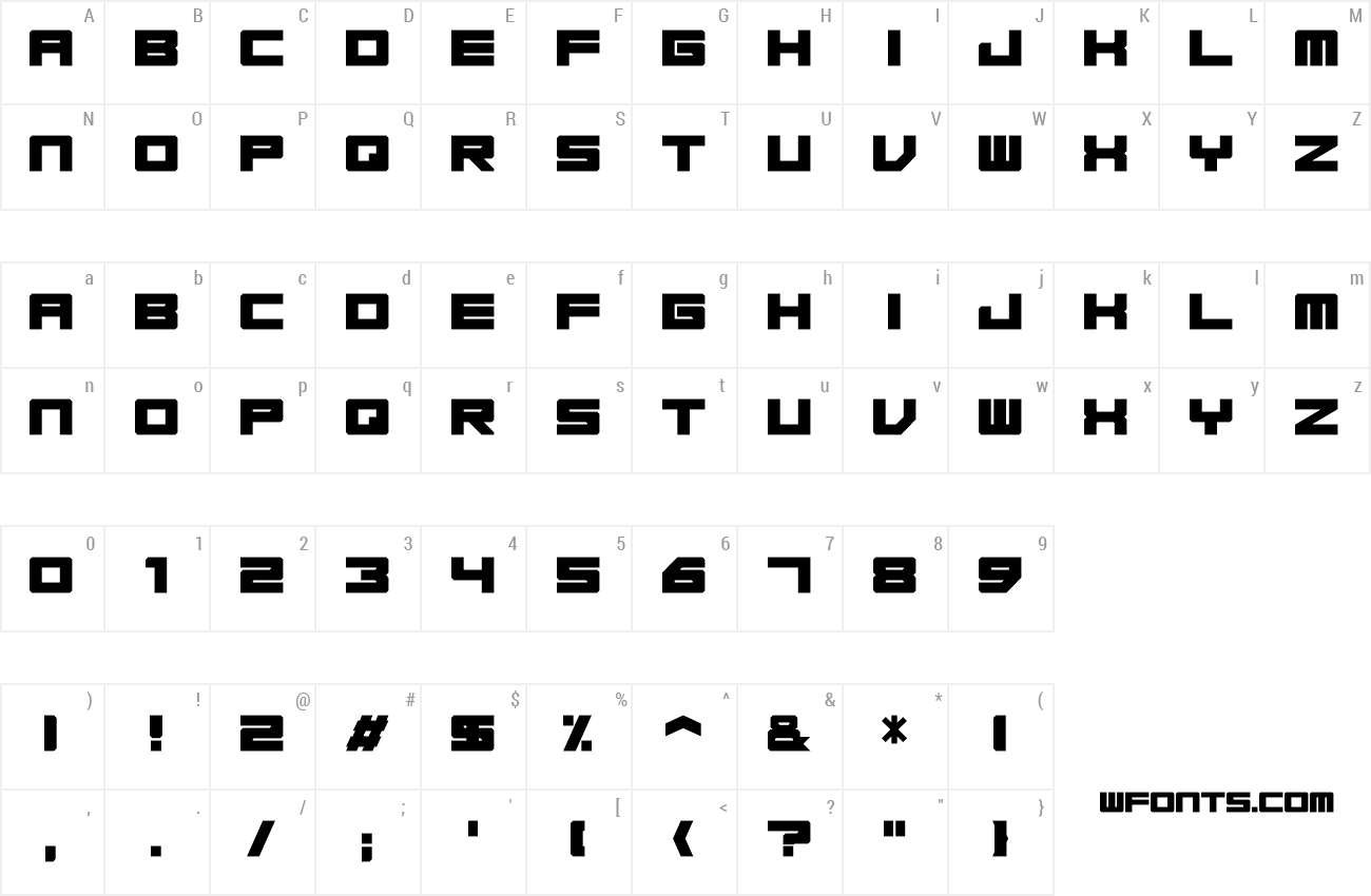 Base 45 Font