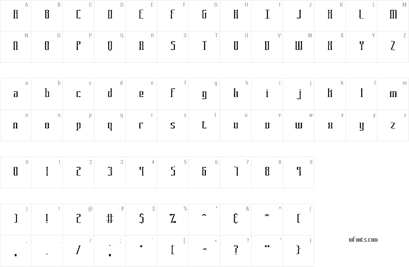Graveyard Font
