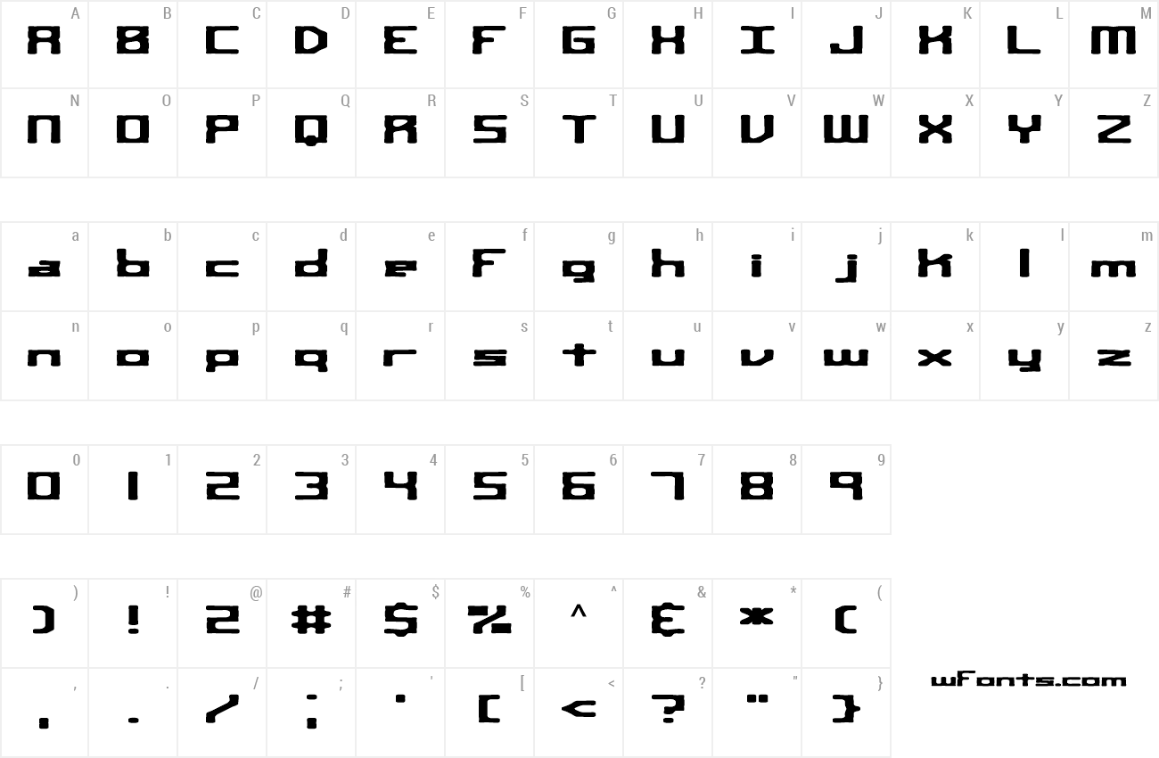 Square Route Font