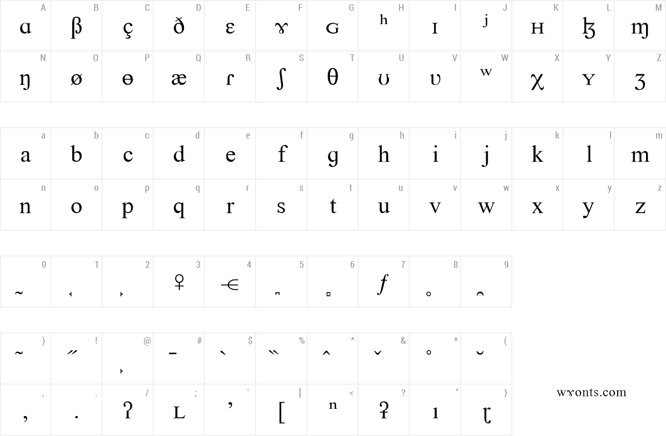 Van Dale Extended Font