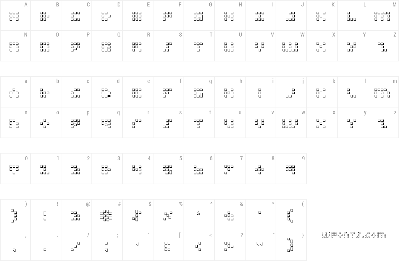 Iconian Font