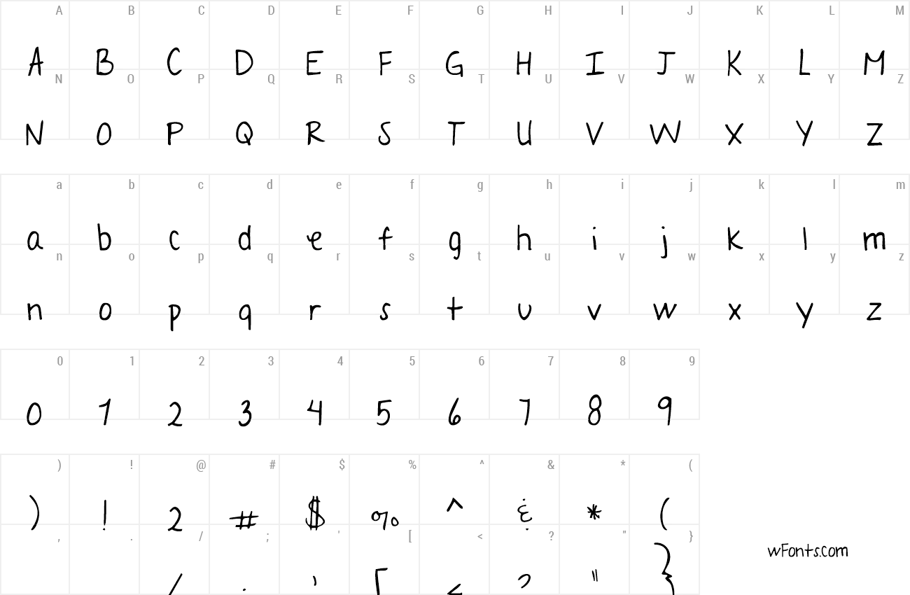 A Year Without Rain Font