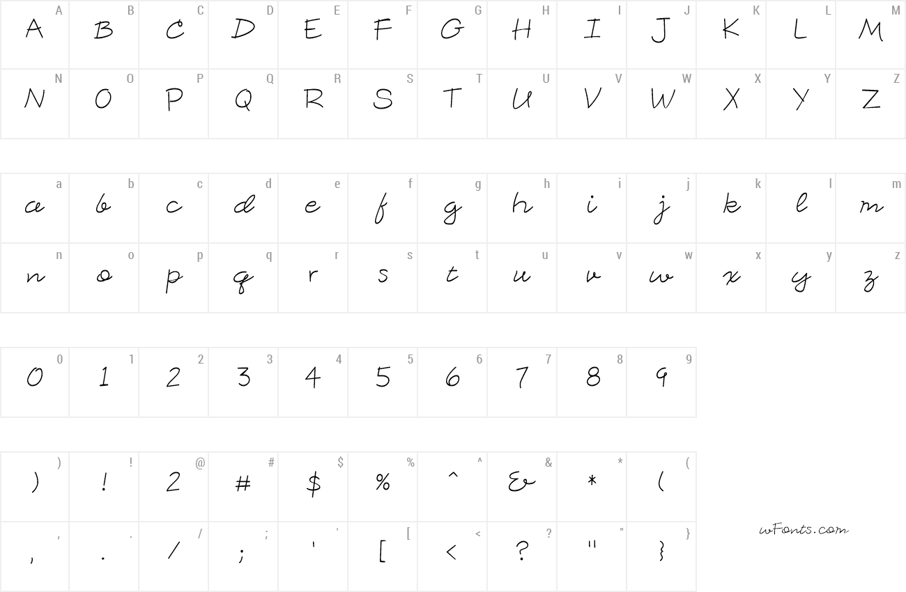 CK Signature Font