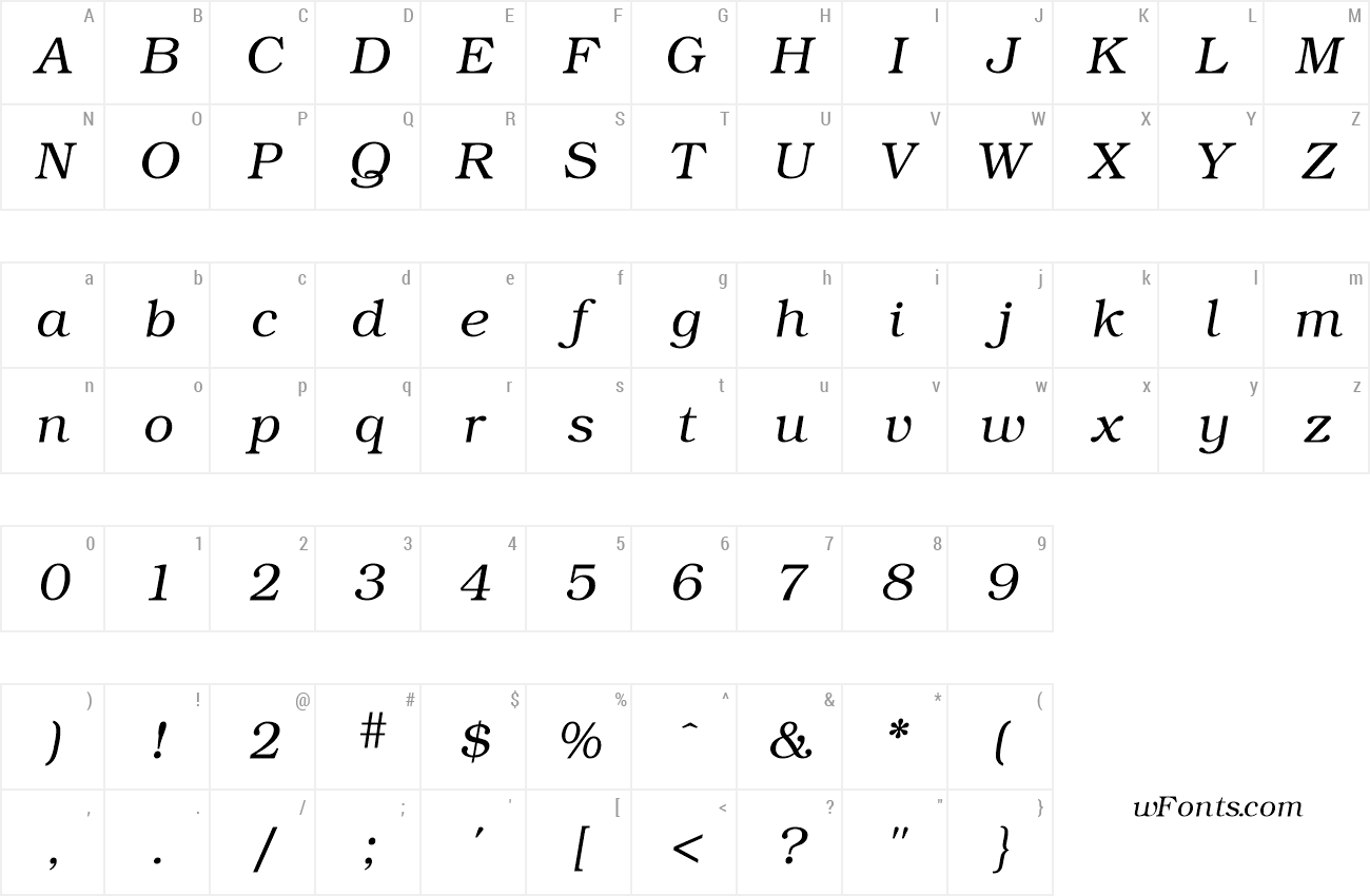 Bookman-Light Font
