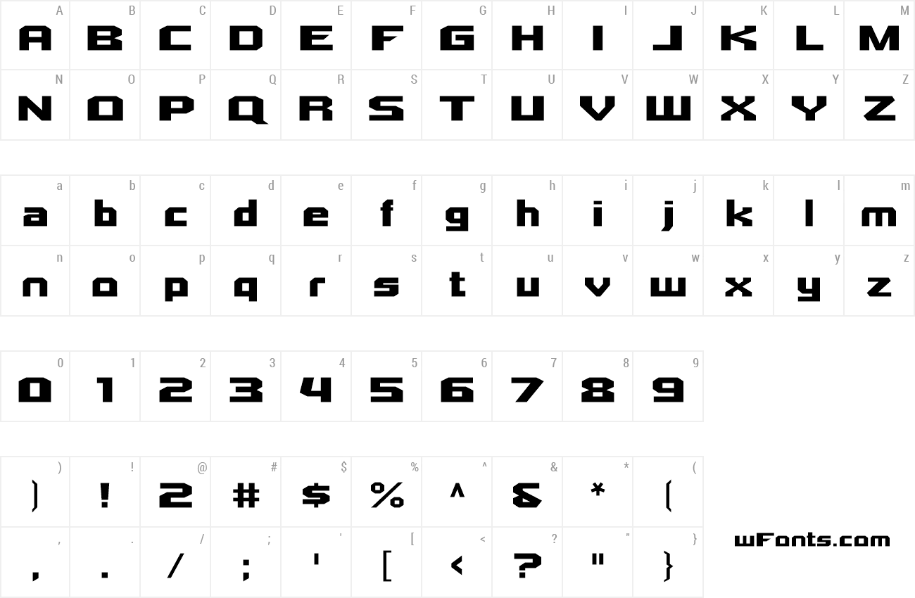 Quadrangle Font