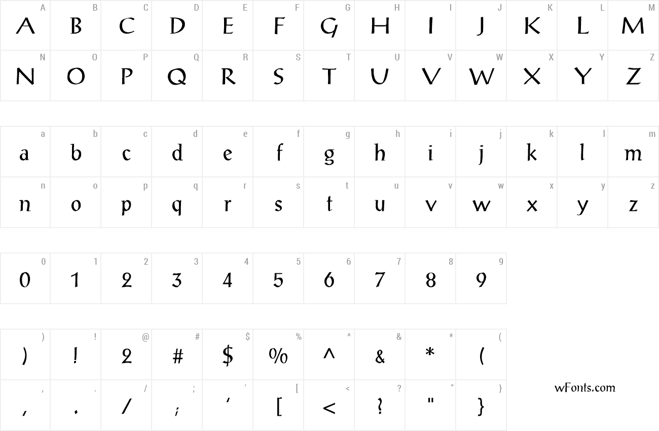 Seeing Things 7 Font