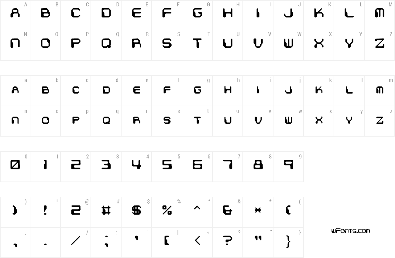 Chintzy CPU (BRK) Font