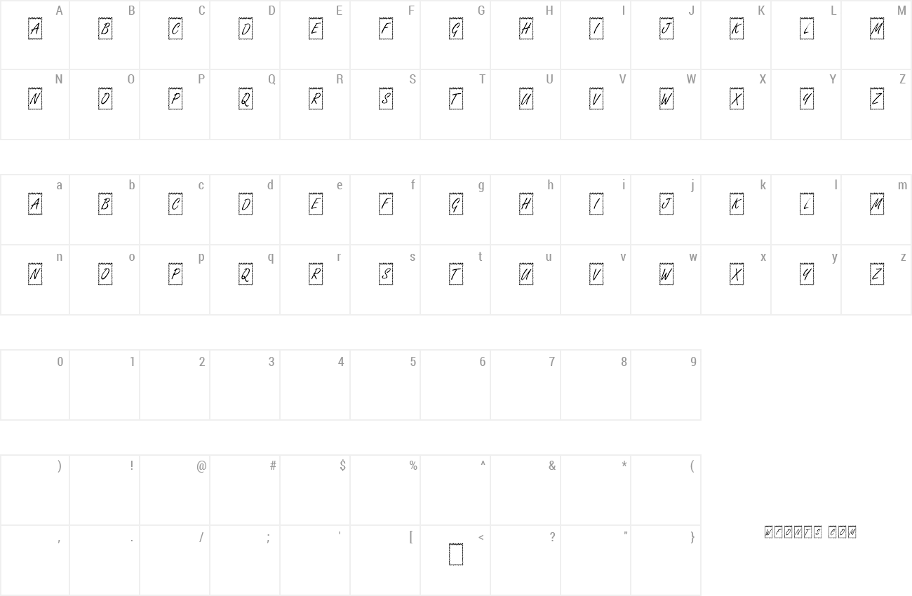 Scrape Font