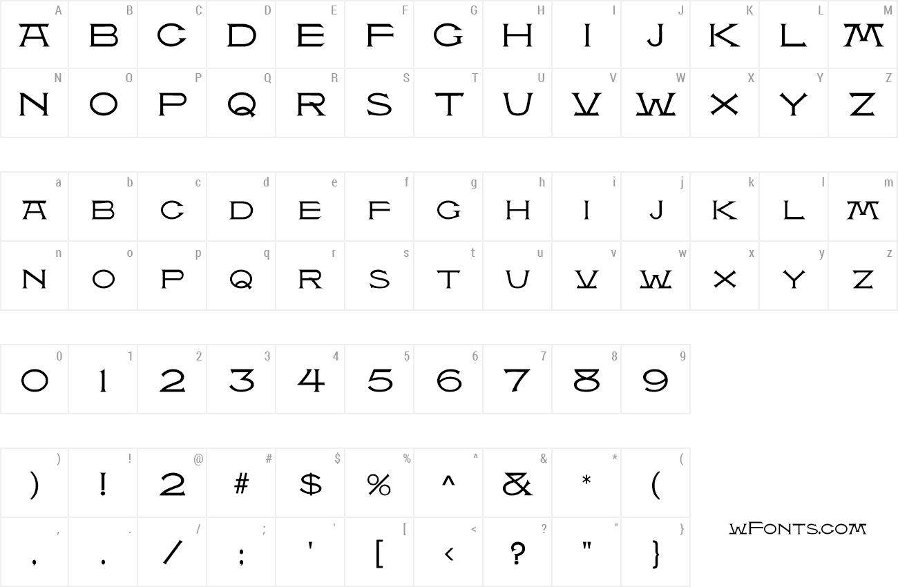 Atlantis MF Font