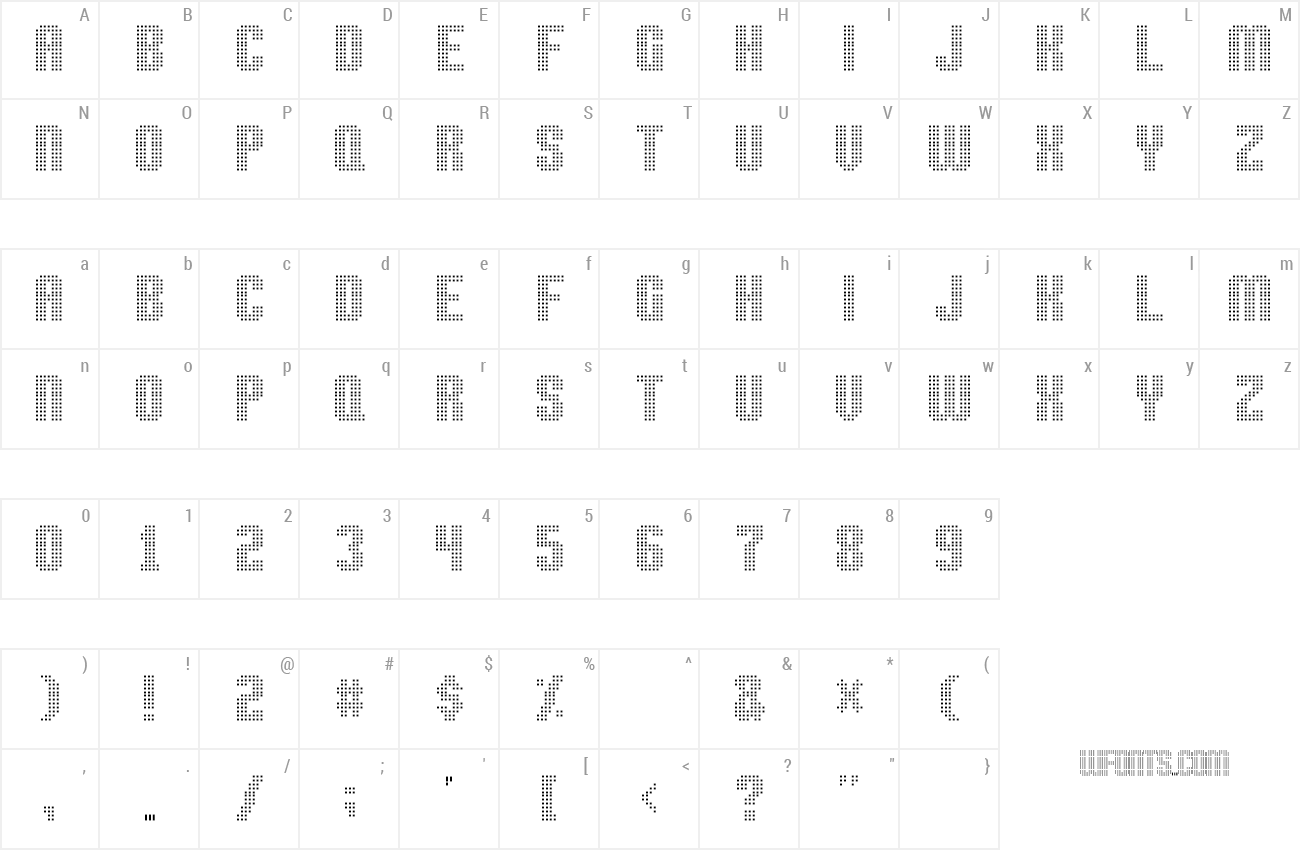 Morse Code Font
