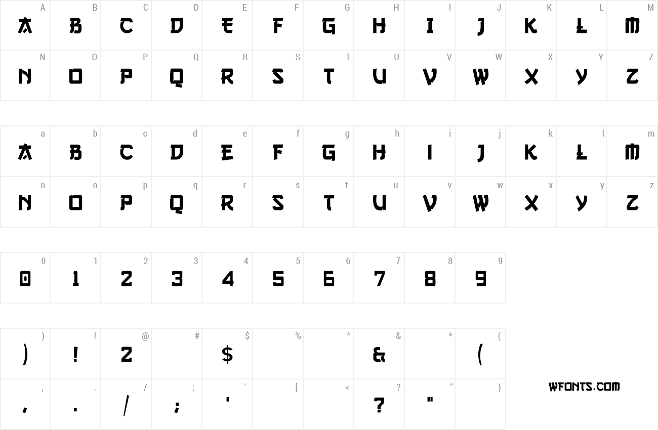 Gang Of Three Font