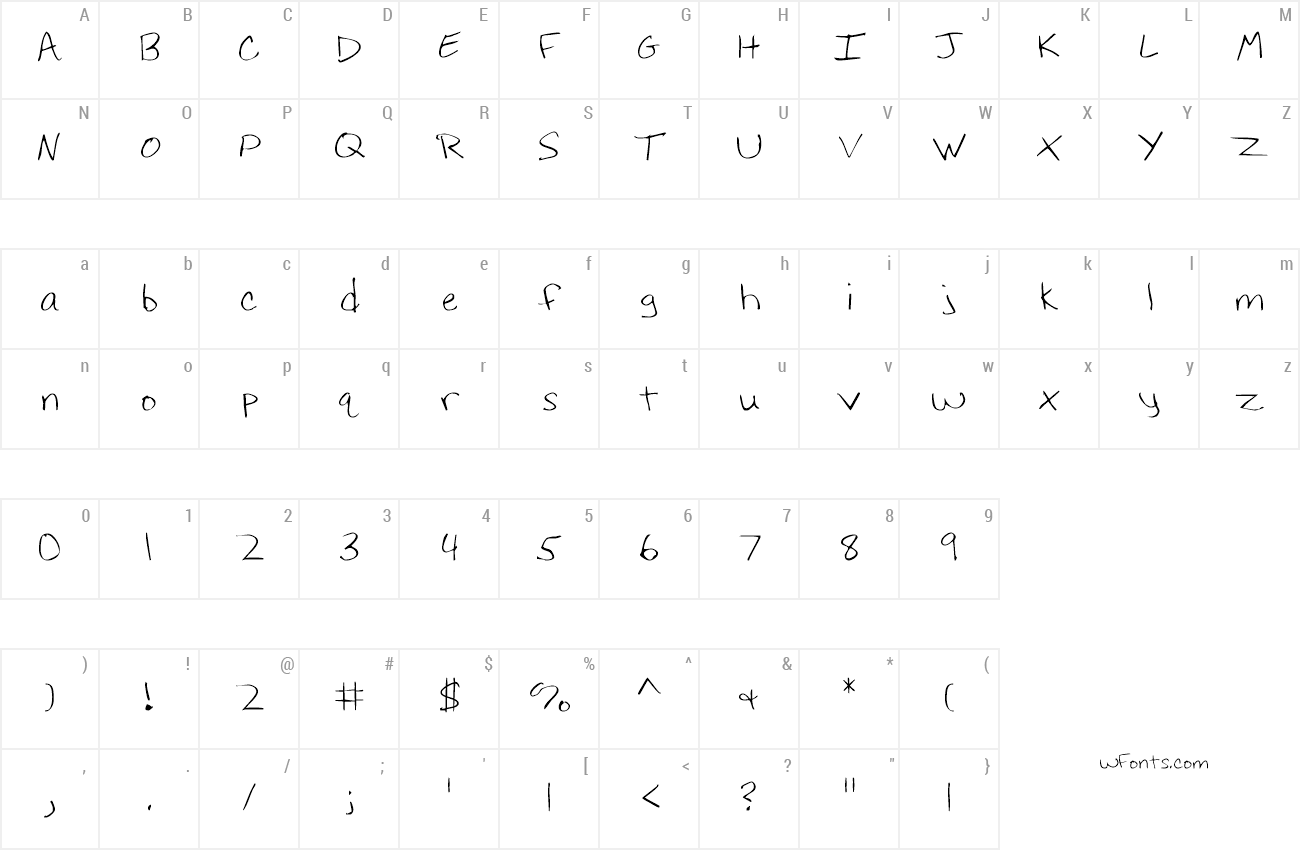 Hoffman Hand Font