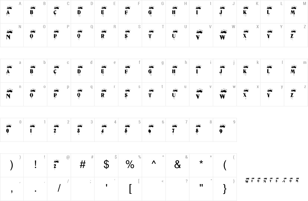 101! Leaky Faucet Font