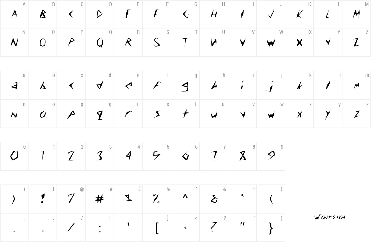 FZ WARPED 8 Font