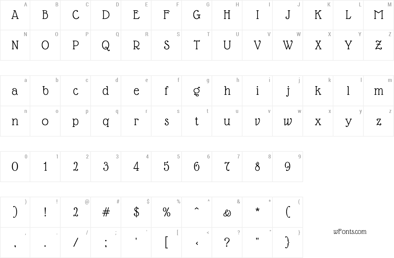 Glass Antiqua Font