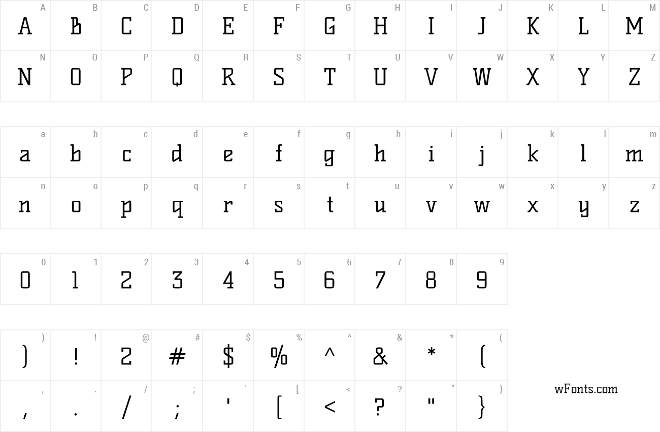 Kelly Slab Font