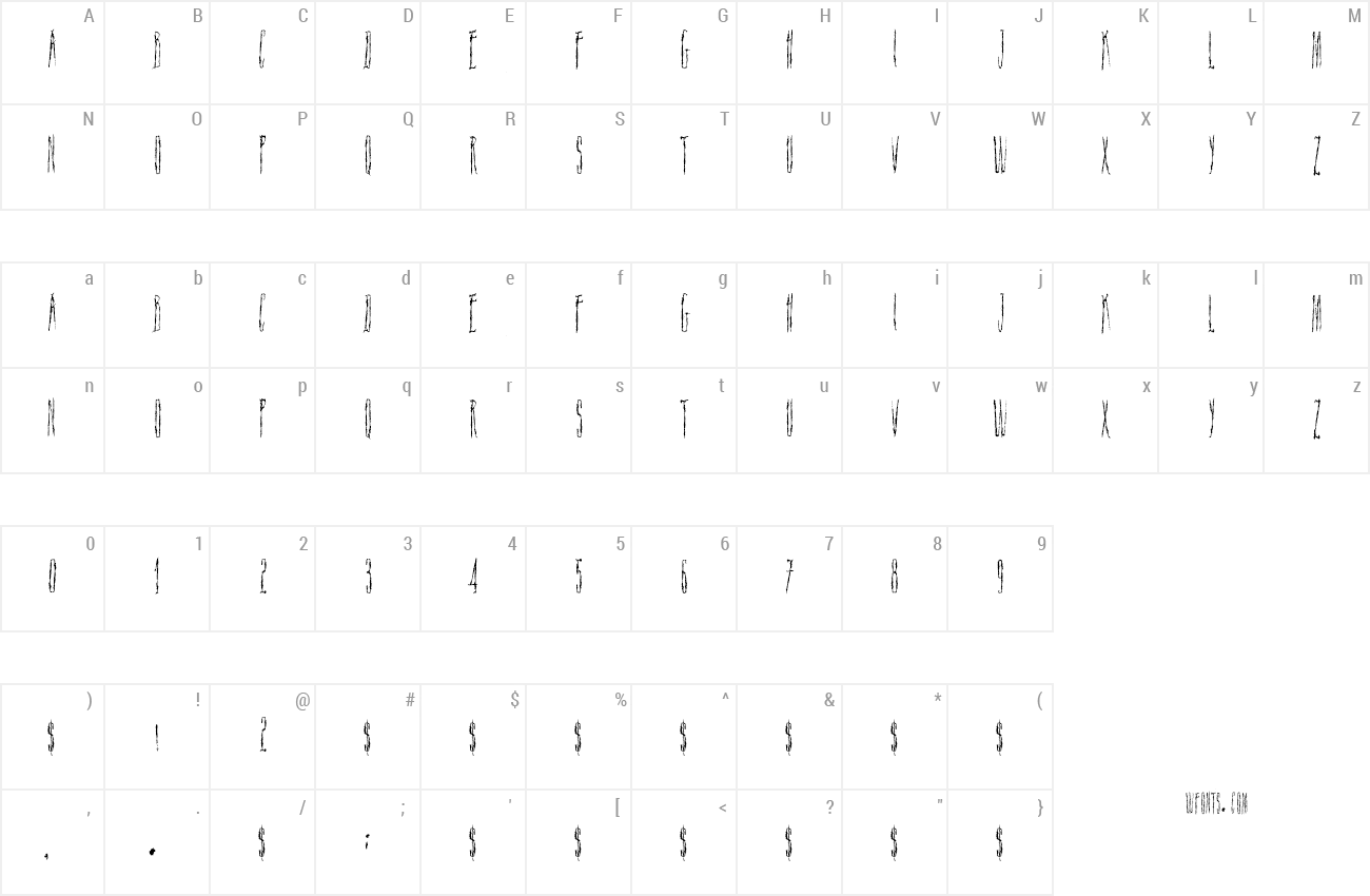 Scar Bleed Font