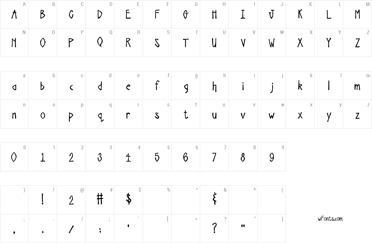Too Many Secrets Font