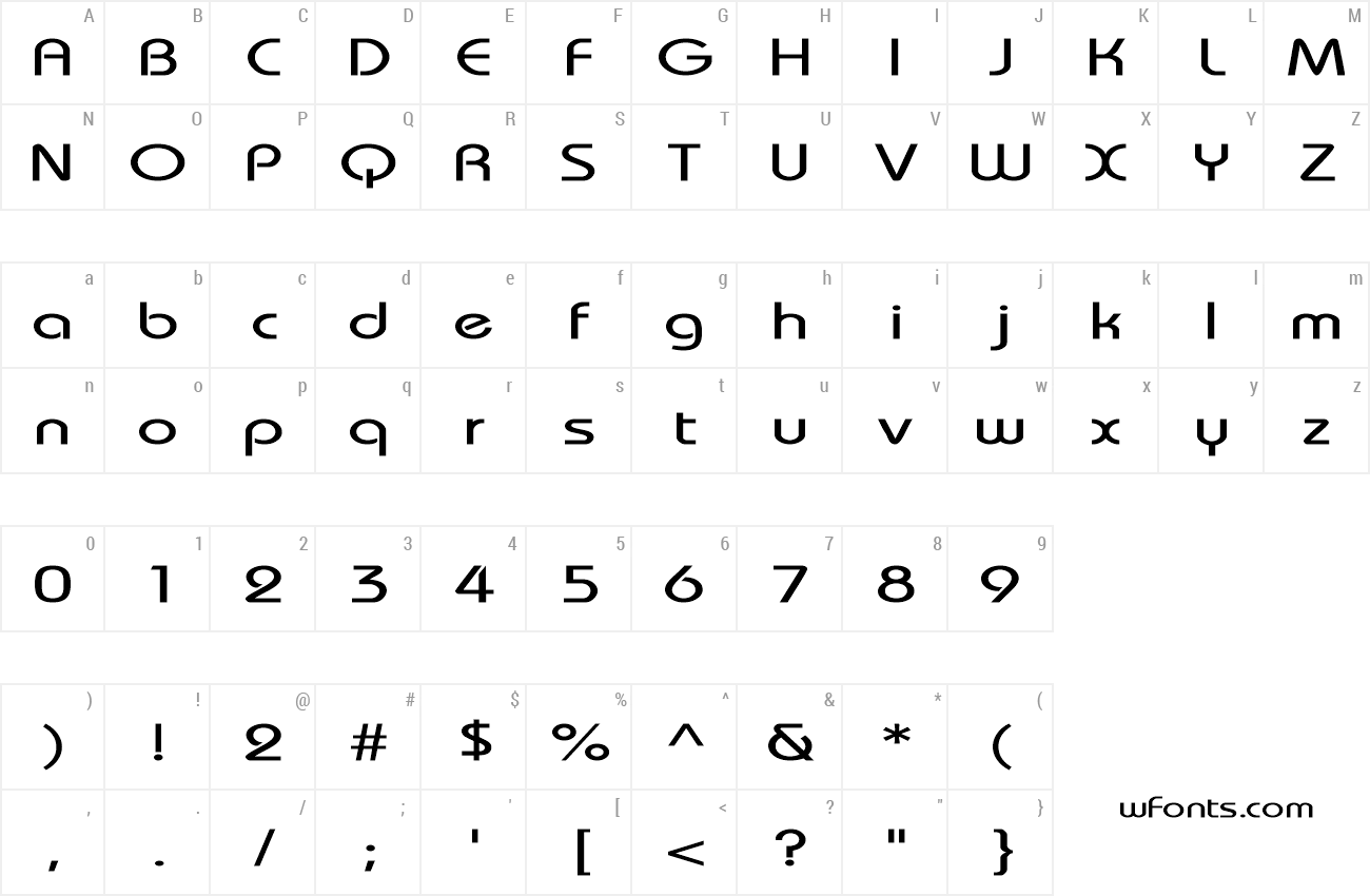 UniqueExtended Font