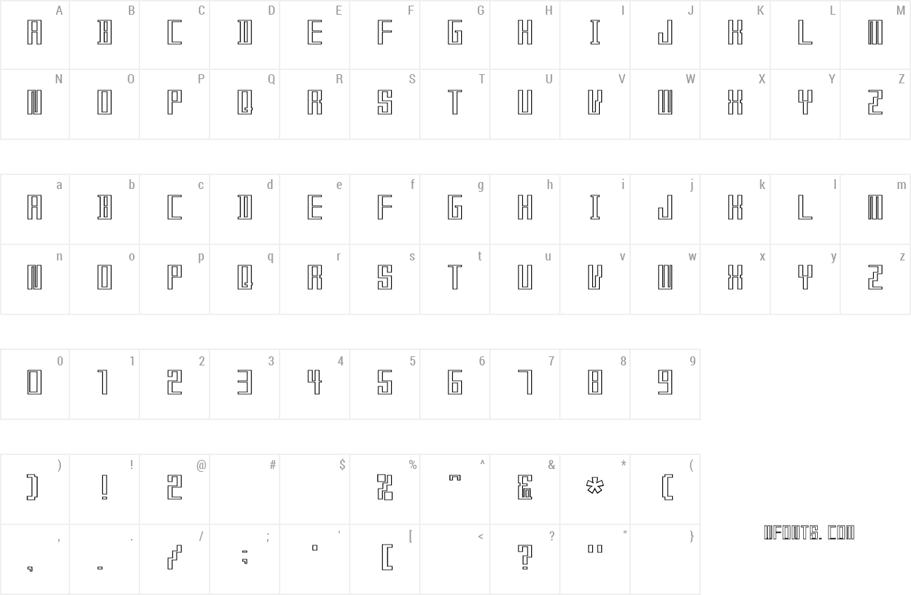 HARD EDGE Font