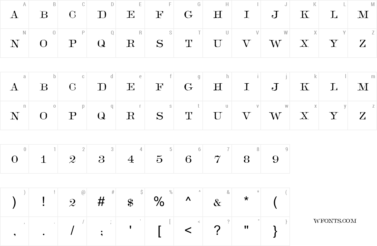 Copperplate Roman Font